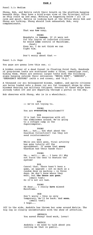 Tutorial on writing a comic. how to write a comic script